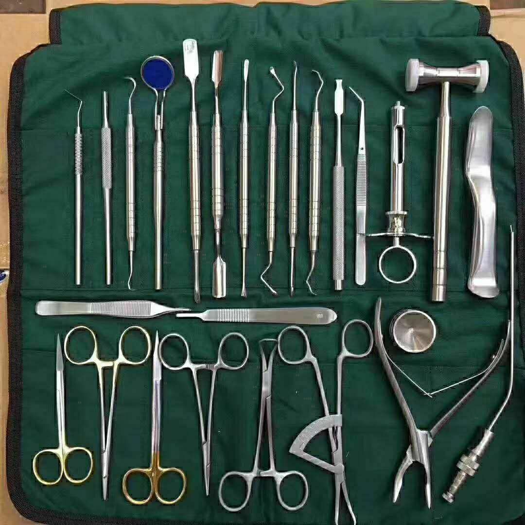 Dental Oral Surgery Instruments Kit 26 Pcs For Dental Surgical Surgery ...