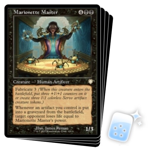 MARIONETTE MASTER X4 The Brothers' War: Commander Magic MTG MINT CARD ...