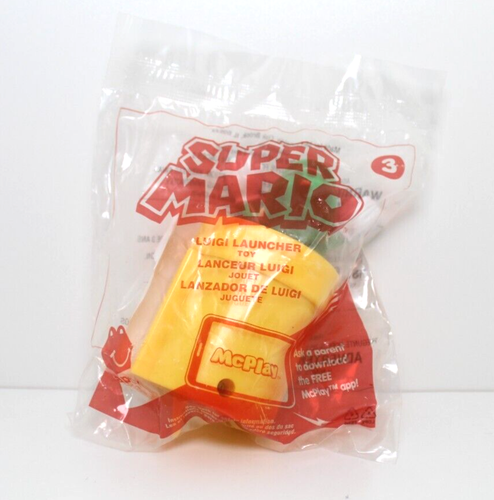 NEW McDonald's McPlay Happy Meal Toy - Super Mario #3: Luigi Launcher ...
