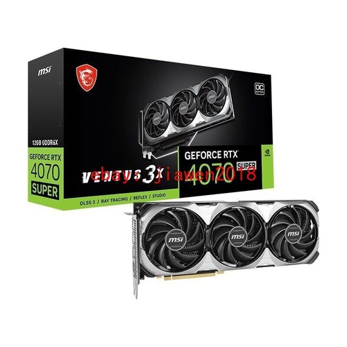 MSI RTX 4070 RTX4070 SUPER 12GB VENTUS 3X OC GDDR6X Graphics card | eBay