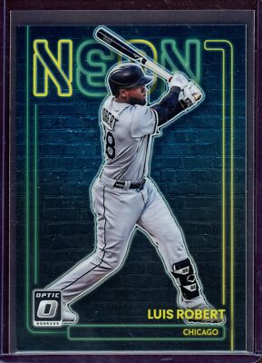 LUIS ROBERT ~ 2022 Donruss Optic Baseball Neon Case Hit #NEON-2 | eBay