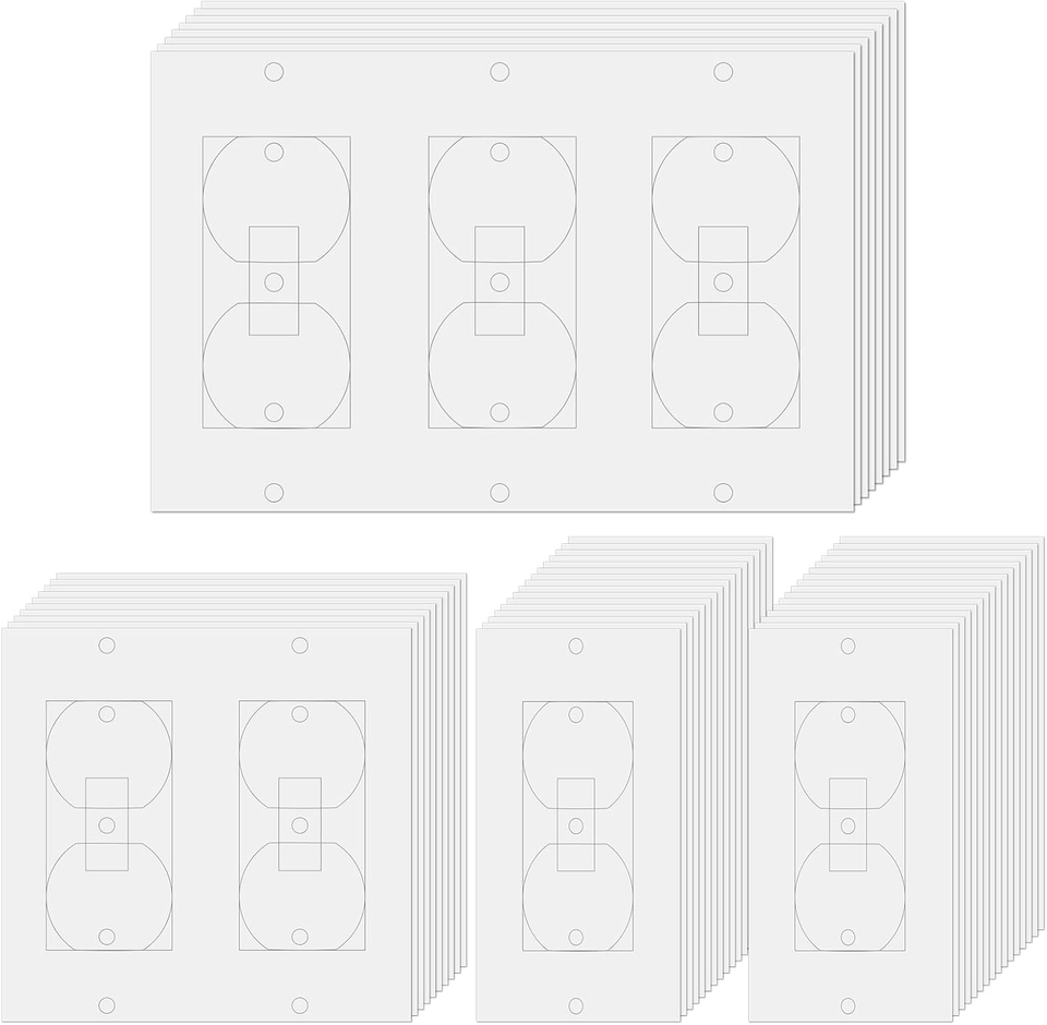30 Pcs Electrical Outlet Insulation Pads,Draft Sealers,Foam Gasket for ...