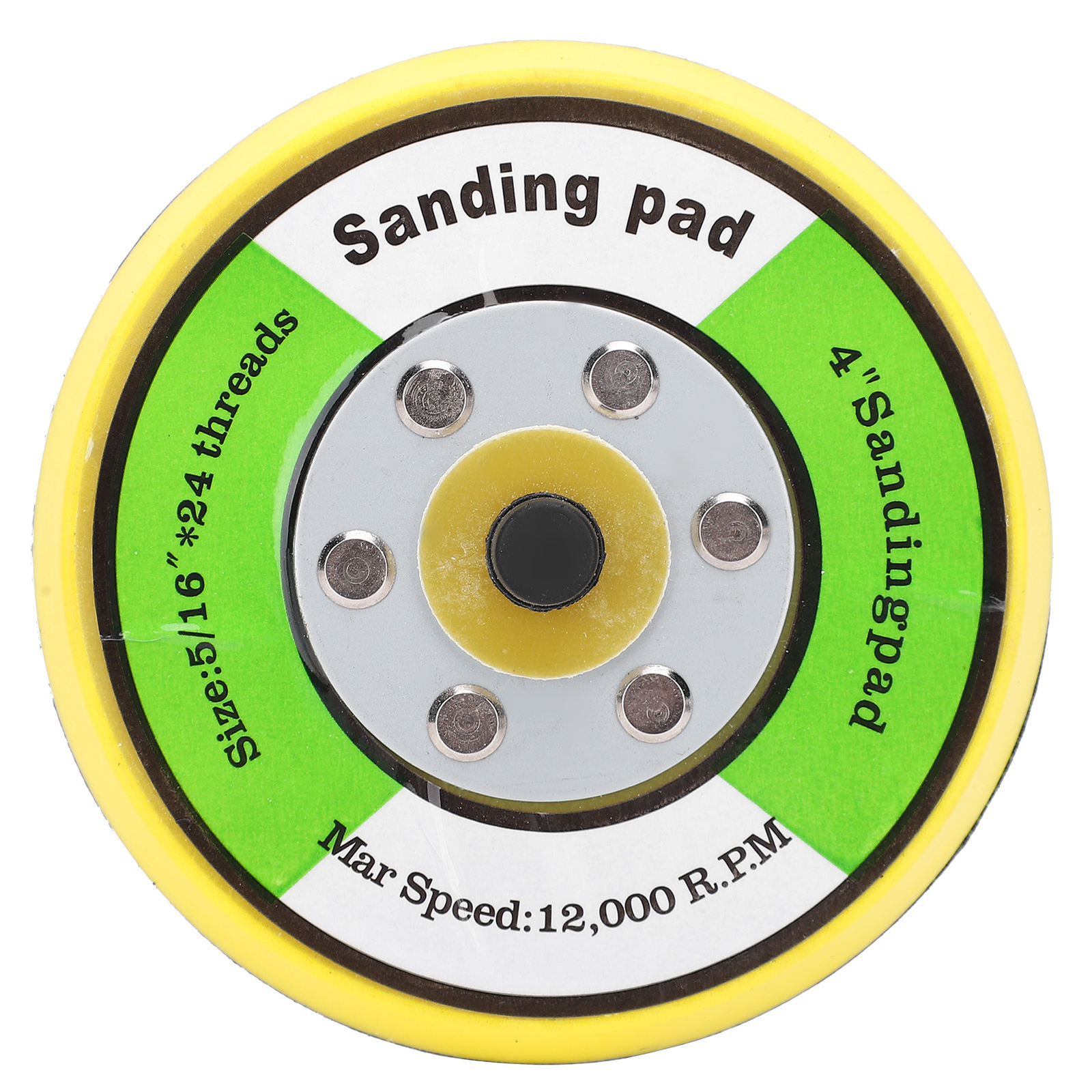 4in Round Sander Holder Buffing Pad Polishing Sanding Machine Tray Base ...