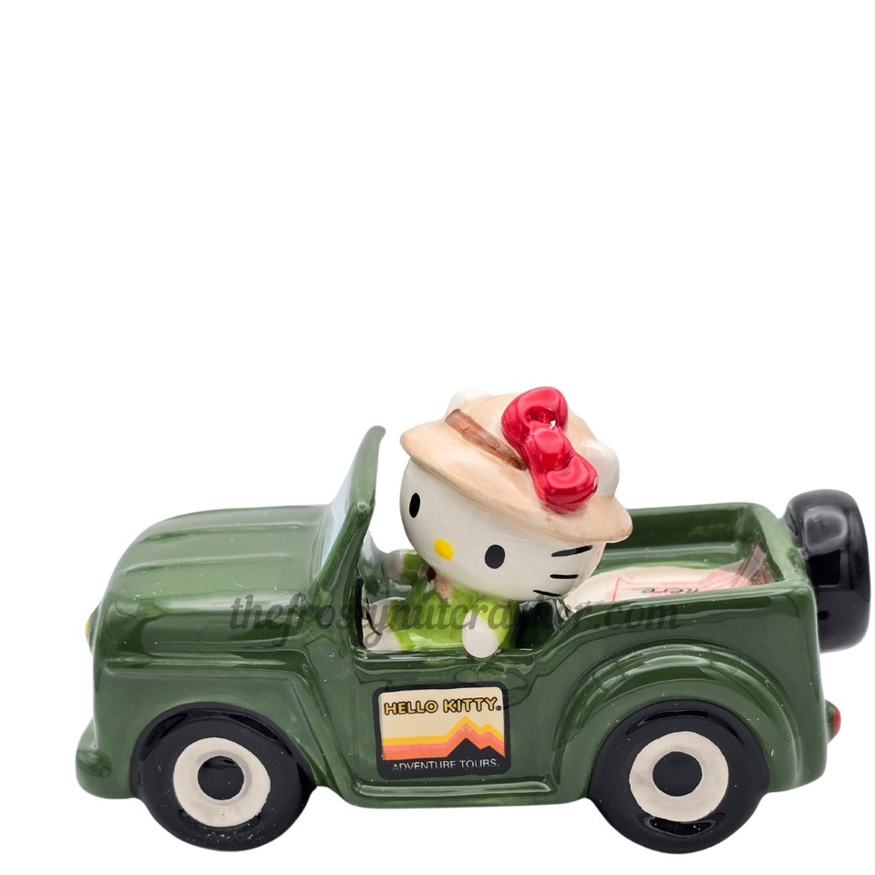 Blue Sky Hello Kitty Adventure Tours Green Jeep Truck Tea Light Candle ...