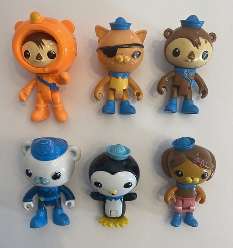 6 Fisher Price Octonauts Figures Lot Kwazii Dashi Shellington Peso ...