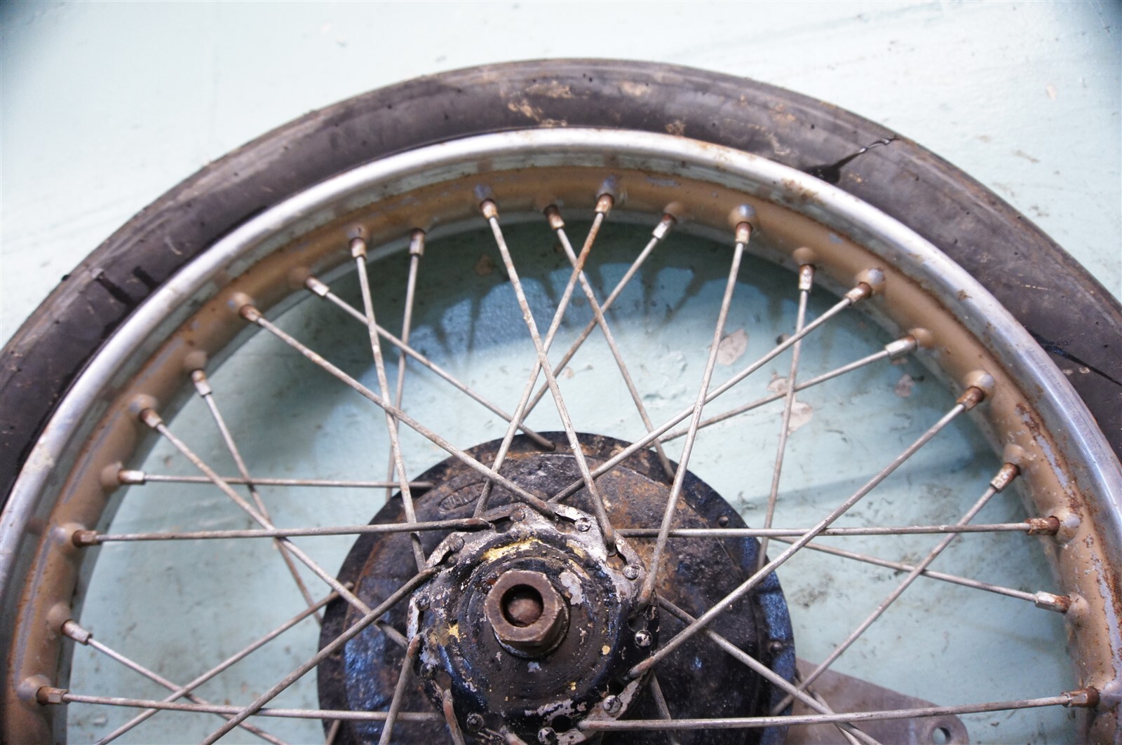 1951 Triumph T100 5T T100C Tiger Alloy Pre unit Rigid *2649A Front ...