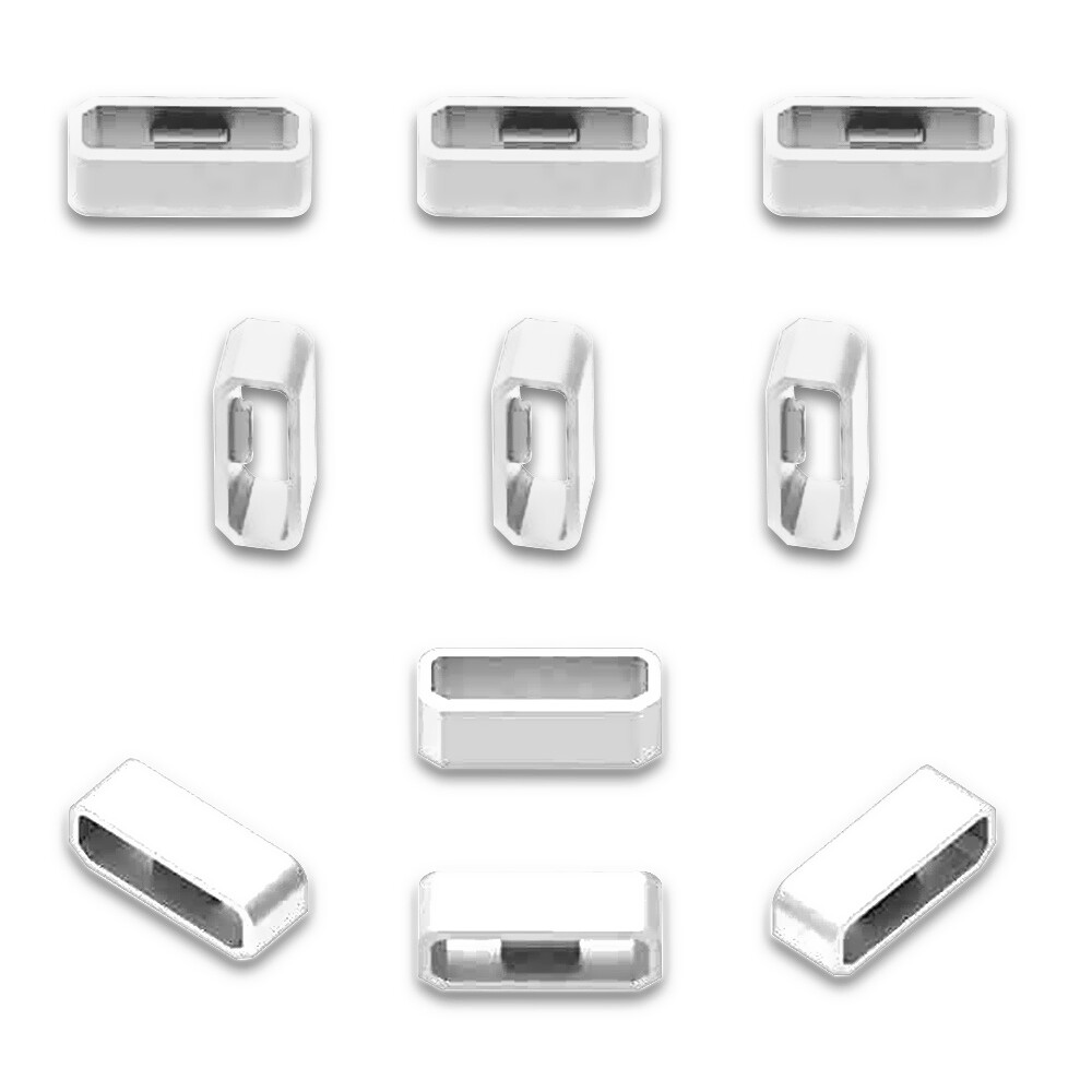 10Pcs 18mm Silicone Replacement Secure Rings Watch Fasteners Band F7B0 ...