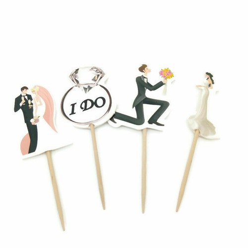 6,12,18,24,36 Cake Picks Cupcake TOPPERS Kids Birthday Party Cocktail ...