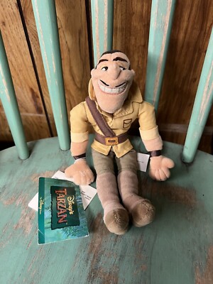 1999 Vintage Disney Store Tarzan Clayton Mini Bean Bag Plush Stuffed ...