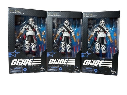 GI Joe Classified Series Storm Shadow #131 Damage Box Sale Lot of 3 | eBay