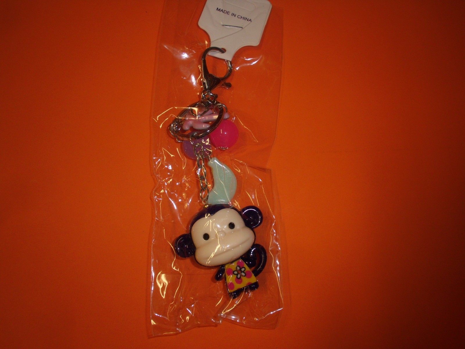 New ! Cute Monkey Key Chain Keychain Key Charm Backpack Charm Assorted ...