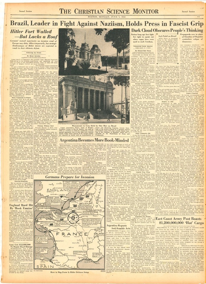 D-DAY Overlord .Rome Captured By Fifth Army . Hitler Propaganda . June ...