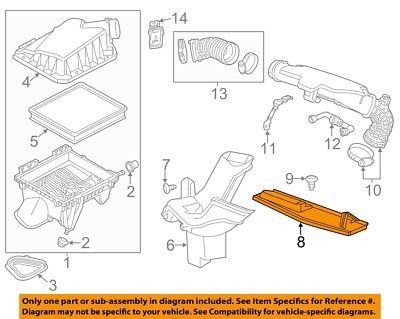 GM OEM 14-19 Impala EngineTransaxle Air Intake-Water Deflector 22753239 ...