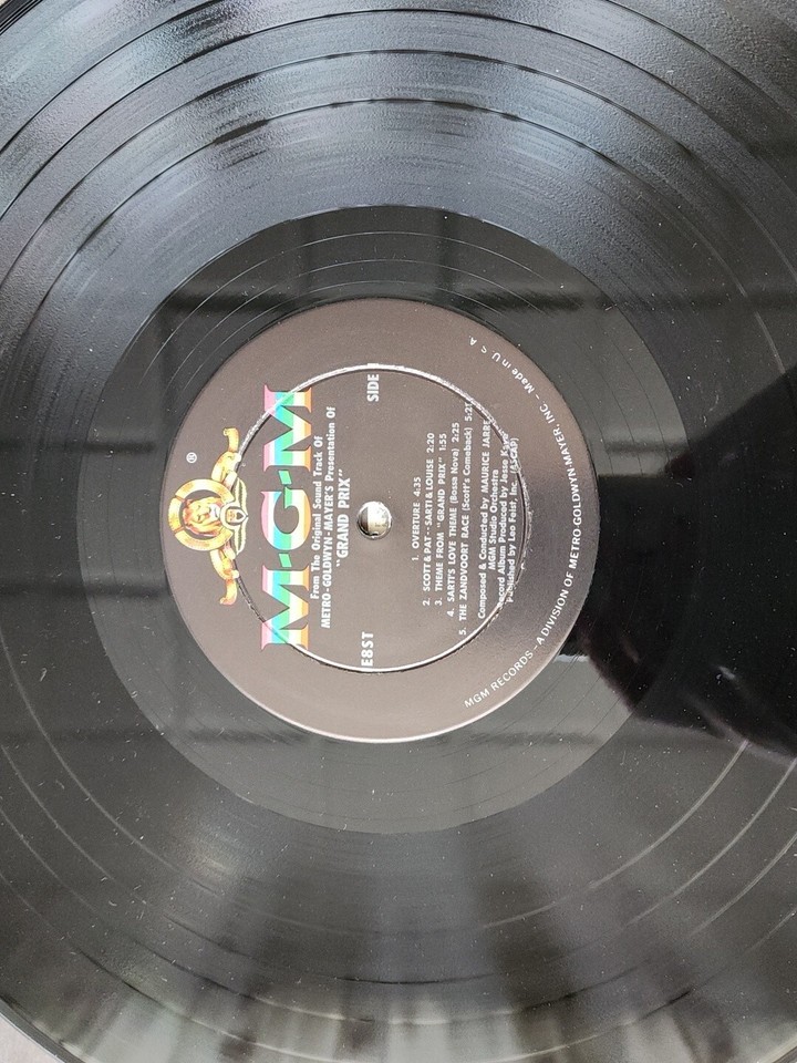 Grand Prix Original Soundtrack Maurice Jarre MGM Records 1E 8ST . Lp3 ...