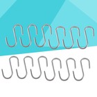 10 Pcs drapery hooks bulk S Shaped Hooks Heavy Duty Zinc Plating Clasp ...