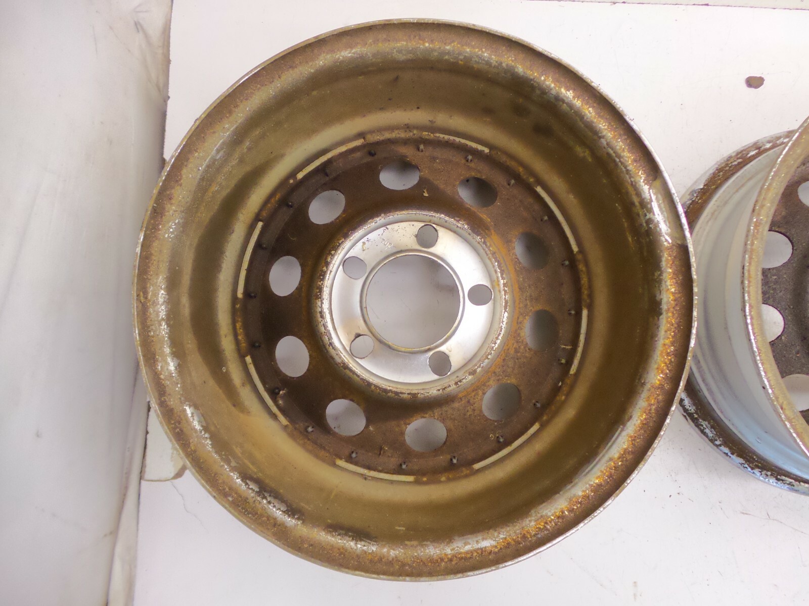 VINTAGE KEYSTONE WHEELS 14x7 14x6 WHEEL RIM RIMS SET OF 4 FRONT REAR | eBay