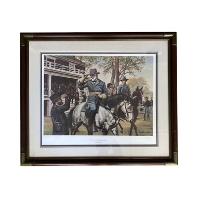 Don Stivers “Peace with Honor” Large Framed & Signed Litho Print 35”X30 ...