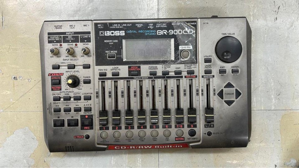 BOSS BR-900CD DIGITAL RECORDING STUDIO multi track recorder used | eBay