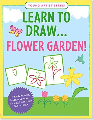 LEARN TO DRAW FLOWER GARDEN! (EASY STEP-BY-STEP DRAWING By Peter Pauper ...