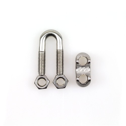M8 Stainless Steel Wire Rope Clamps 8pcs Corrosion Resistant Safety ...