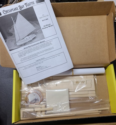 Midwest Models/ Model Shipways Chesapeake Bay Flattie. Wooden Model ...