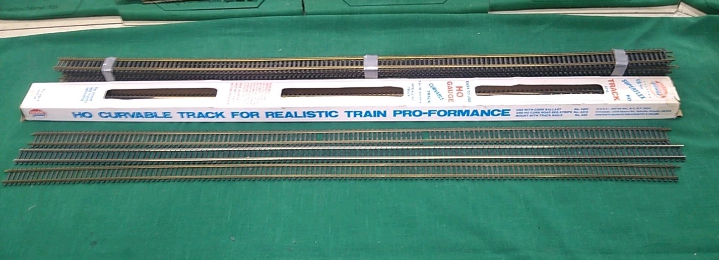 HO Scale 36" Model Train Flex Track Lot Of 18 Pieces | eBay