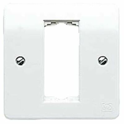 MK Logic Plus K191 Whi 1G Data Socket Frontplace 1 Module - White | eBay UK