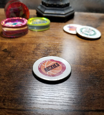 VTG Houston Rockets Pog Slammer *RARE* NBA Metal Paper Weight ...