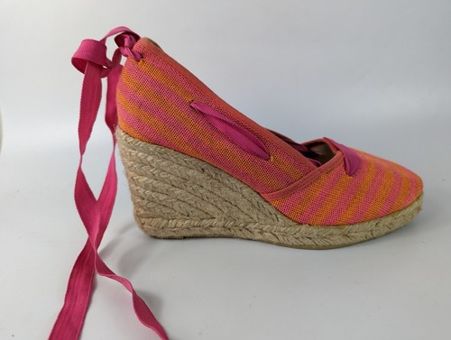 Pare Gabia France Wedge Canvas Espadrilles Uk 4 Eu 37 Pristine | eBay UK
