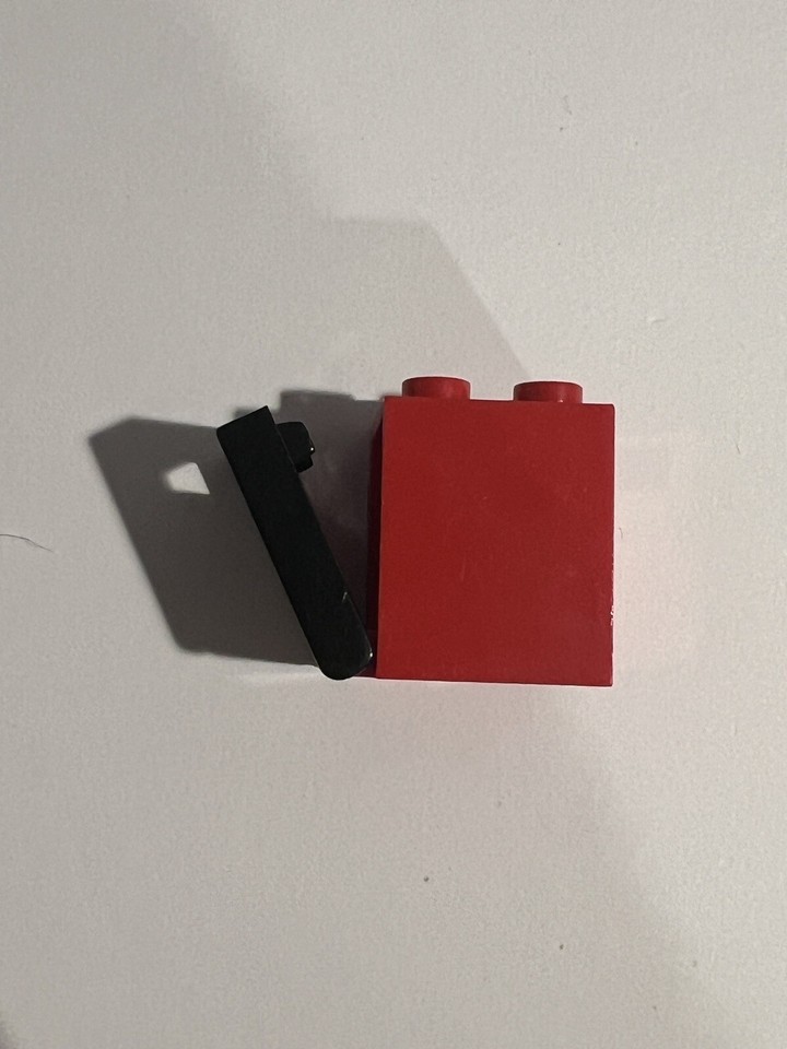 LEGO Red Container Box 2x2x2 Black Door Red Yellow Control 6878 6933 ...