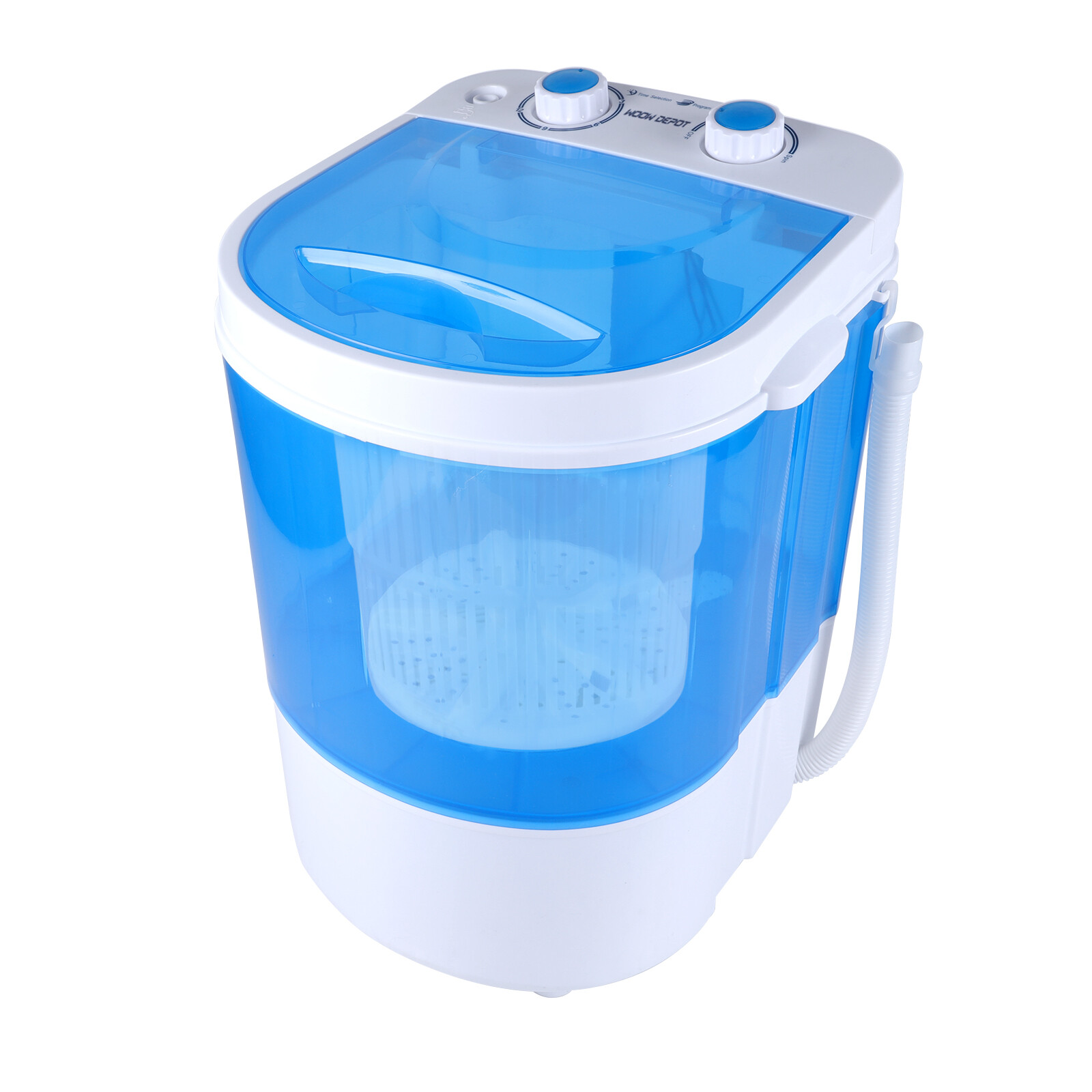 110V 260W Portable Washing Machine Laundry Washer 10lbs Capacity Wash ...