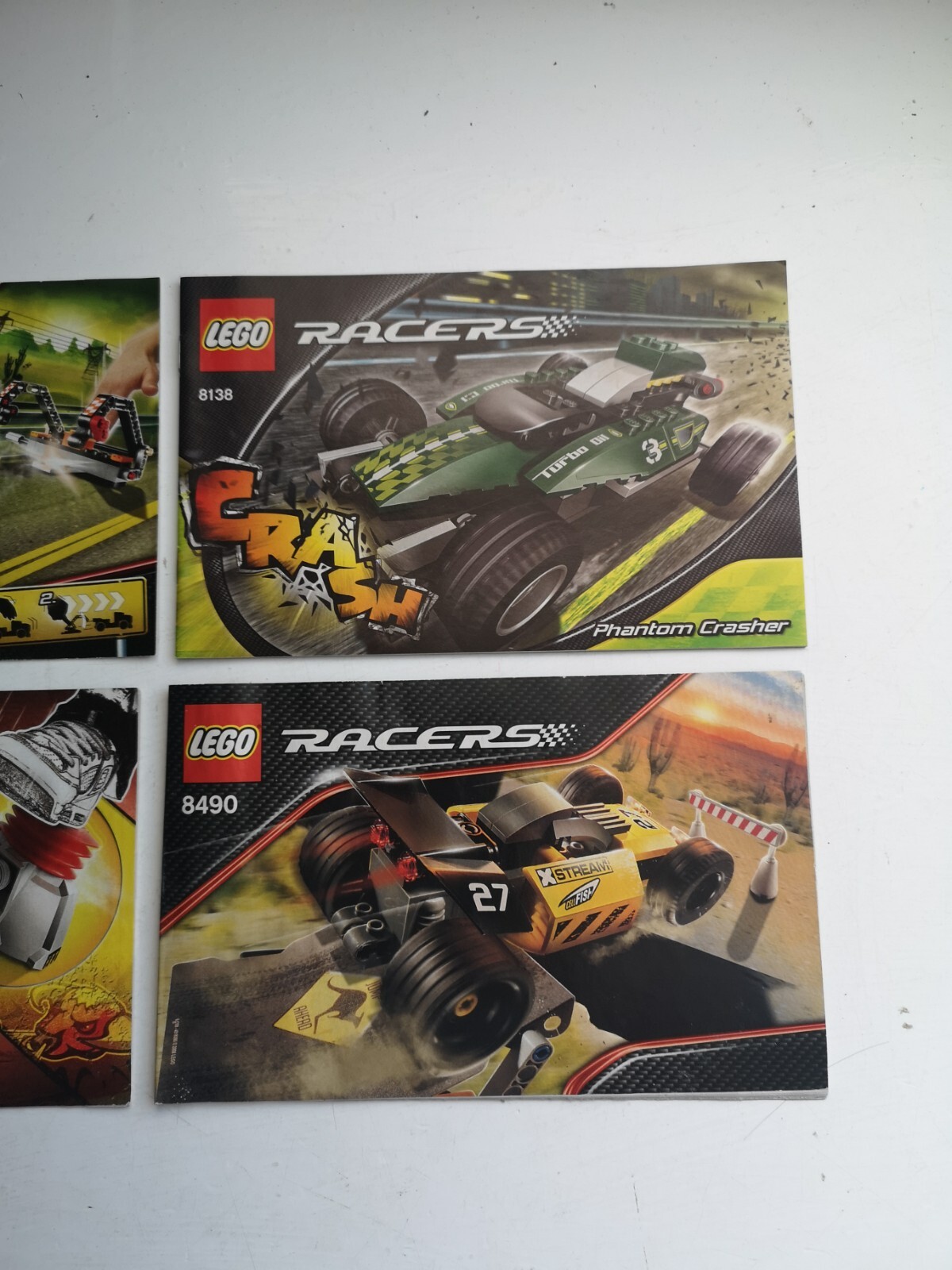 Lego Instructions - Bundle of 4 Racers - 8162, 8138, 7968, 8490 | eBay UK