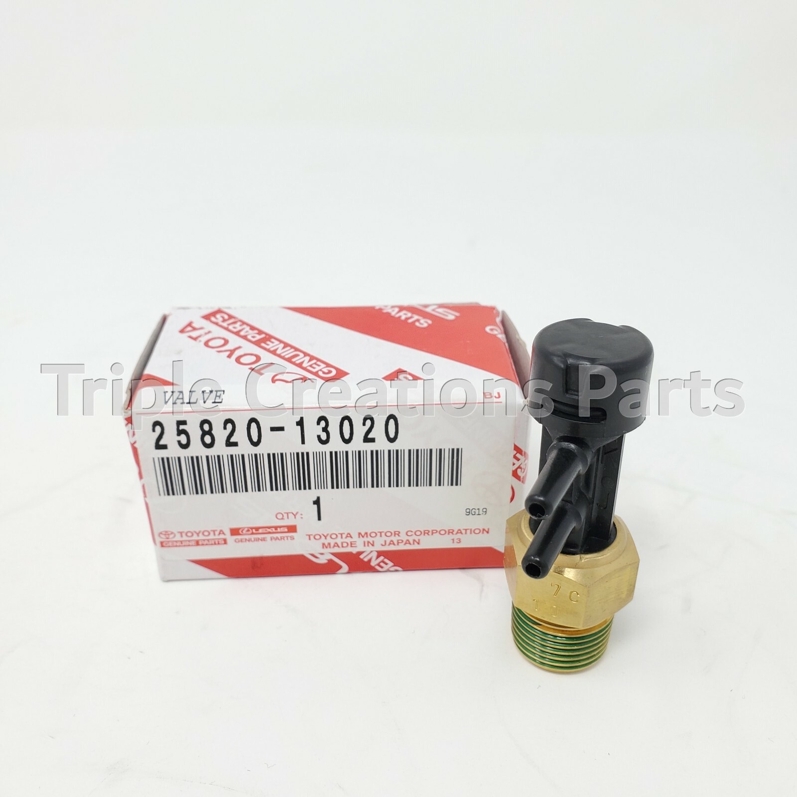 25820-13020 Genuine Toyota Valve Bimetal Vacuum Switching 2582013020 ...