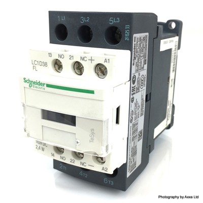 Contactor LC1D38FL Schneider 18.5kW 110VDC 2.4W 045566 LC1D38-FL | eBay