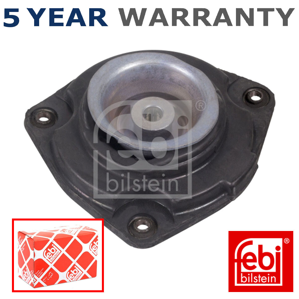 Febi Front Left Strut Top Mount Fits Nissan Qashqai 1.5 dCi 1.6 2.0 ...