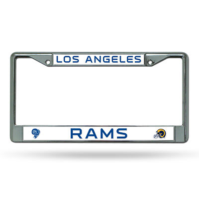 Los Angeles LA Retro Rams Chrome Metal License Plate Frame | eBay