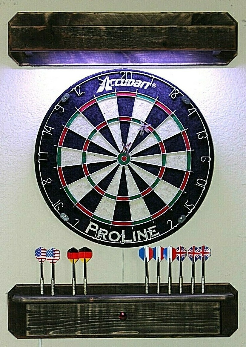 Darts Board Light LED & Dartboard throw line Laser Combo - Electronic ...