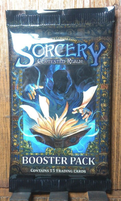 Sorcery Contested Realm TCG BETA Booster Pack New/Factory Sealed.. | eBay
