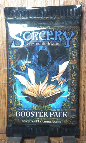 Sorcery Contested Realm TCG BETA Booster Pack New/Factory Sealed.. | eBay