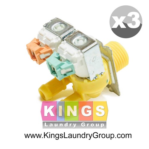 3PK 823554 for Wascomat Commercial Washer 2 Way Water Valve 240 V Coil ...