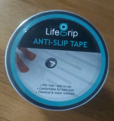 Lifegrip Life Grip Anti-Slip White Transparent Tape 4" x 30' - 4 in x ...