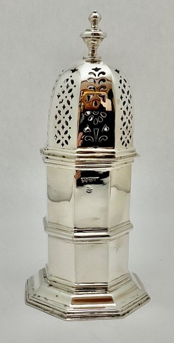 EARLY GEORGIAN STYLE OCTAGONAL CASTER BY GEORGE NATHAN & RIDLEY HAYES ...