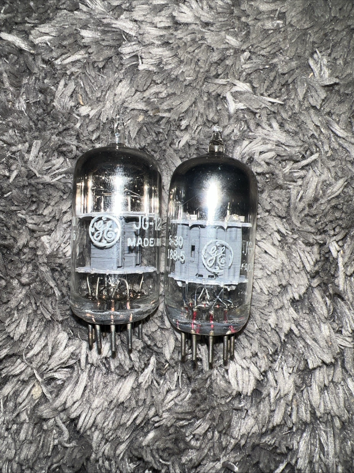 90 LOT OF 2 GE JG-12AY7 Vacuum Tubes | eBay