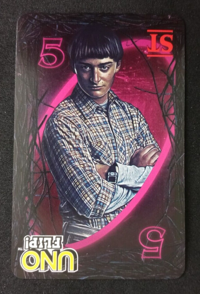 2017 Stranger Things Uno Flip! Card Green Nancy Wheeler #6 (B) | eBay