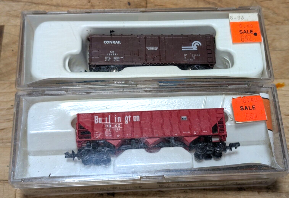 Con Cor N Scale 10 Pieces Rolling Stock Vintage 1980's in Excellent ...