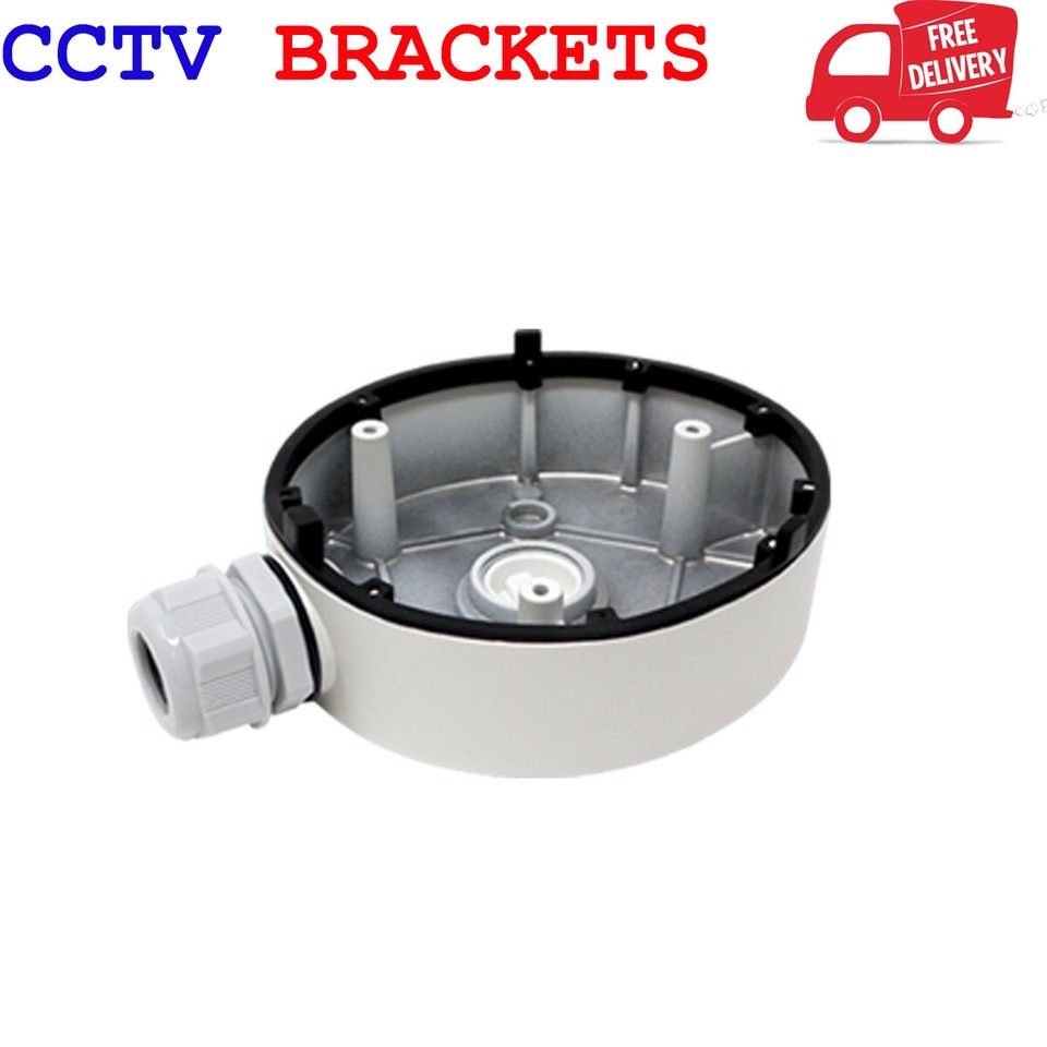 MEDIUM DEEP BASE JUNCTION BOX MOUNT DOME TURRET CCTV CAMERA SYSTEM/UK ...