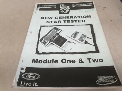 2000 FORD New Generation STAR TESTER Original Training Manual | eBay ...