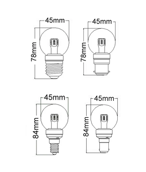 CLA LIGHTING LED GLOBE SES FANCY RND 4W 3000K FR 300D FR11 | eBay Australia