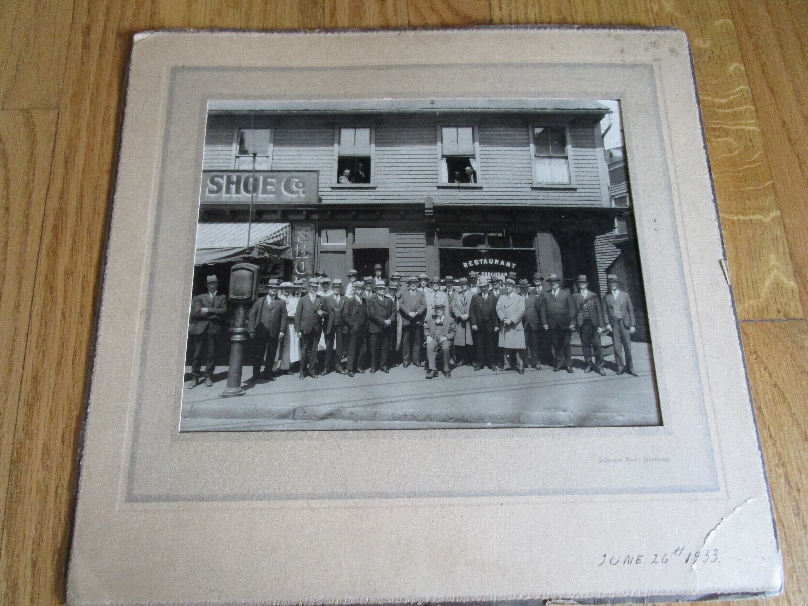 Vtg Antique Large Cabinet Style Merchant Shoe Store Photograph | eBay