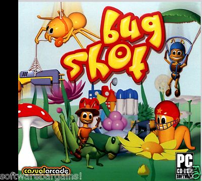 BUG SHOT BRAND NEW RETAIL FACTORY SEALED PC CD-ROM SOFTWARE. SHIPS FAST ...